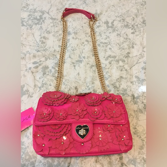 Betsey Johnson | Bags | Barbie Link Betsey Johnson Floral Garden ...